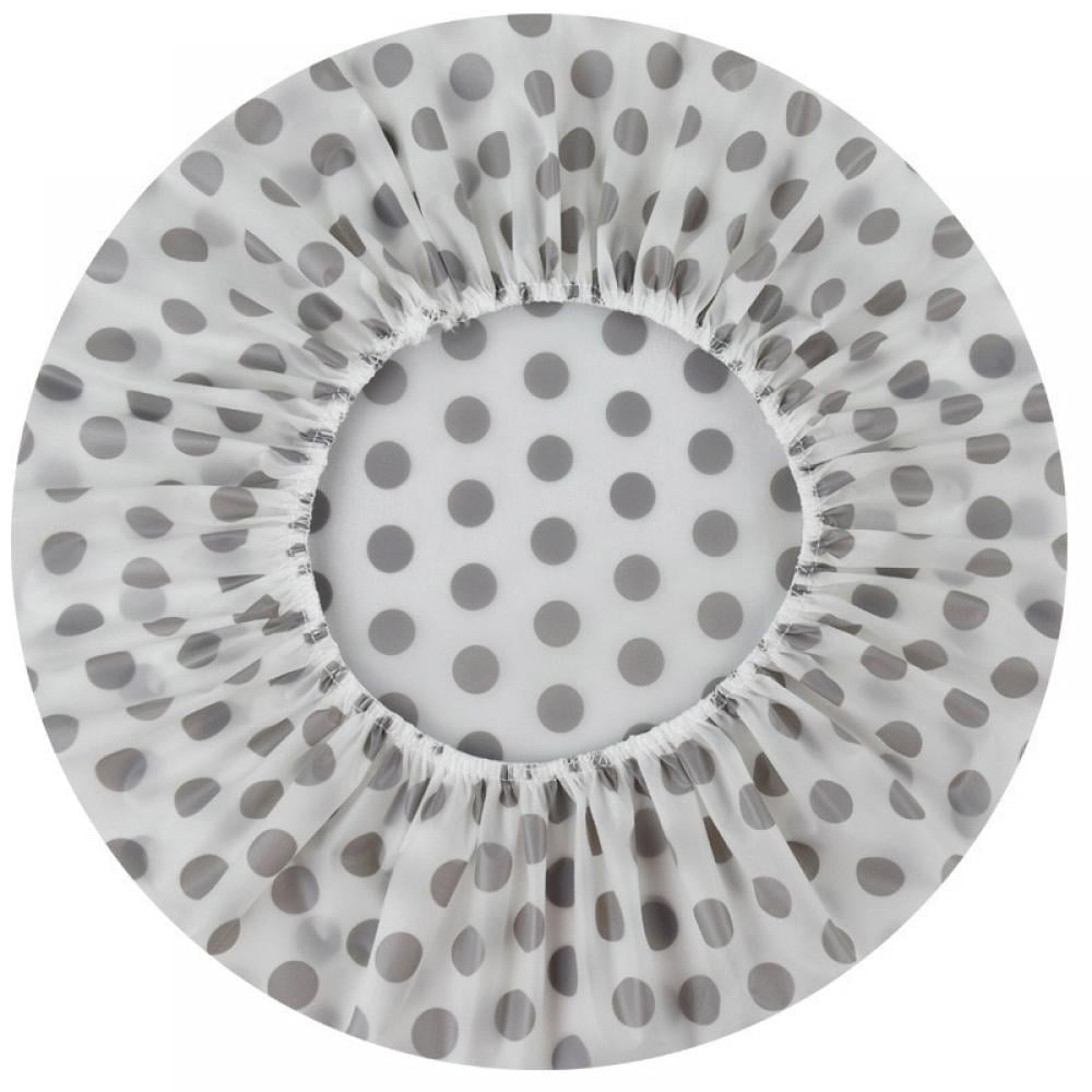 Pluoda Shower Cap,Waterproof Bath Cap Plastic Reusable Shower Caps ...