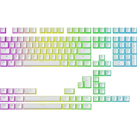 Ranked Pudding v2 PBT Keycaps | 145 Double Shot Translucent ANSI US ...