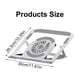 Aluminum Alloy Laptop Cooling Pad Adjustable Notebook Stand Support for ...
