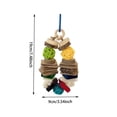 XINGXIANG - 7.5in Parrot Chewing Toy, 20cm Hanging Wooden Toy with ...