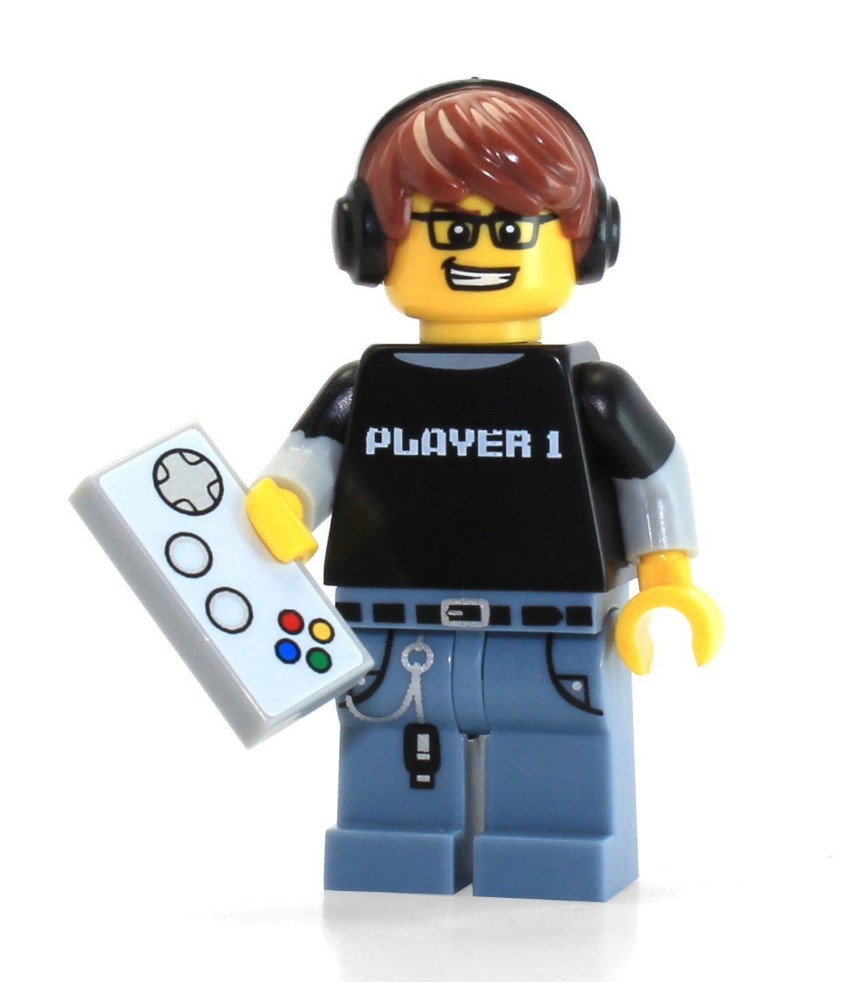 lego series 12 collectible minifigure 71007 - video game guy gamer ...