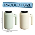 White Digital Display Mixing Cup/ Stirring Coffee Mug With Temp Display ...