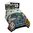 Walmart Star Wars Bedding: Darth Vader Kids Classic Grid Full Reversible Comforter - Walmart.com