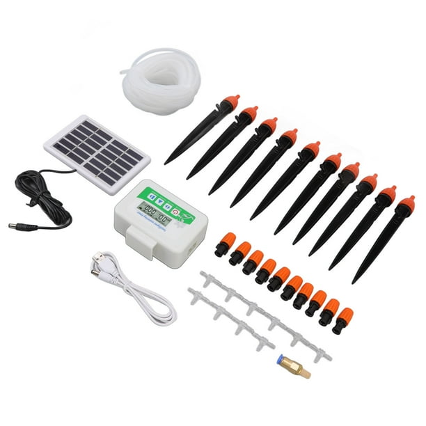 Solar Watering Device, Water Saving Solar Power USB Charging Automatic ...