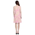 DIXRUYEE Womens Dresses Loose Neck Sleeveless Oversize White Flowers ...