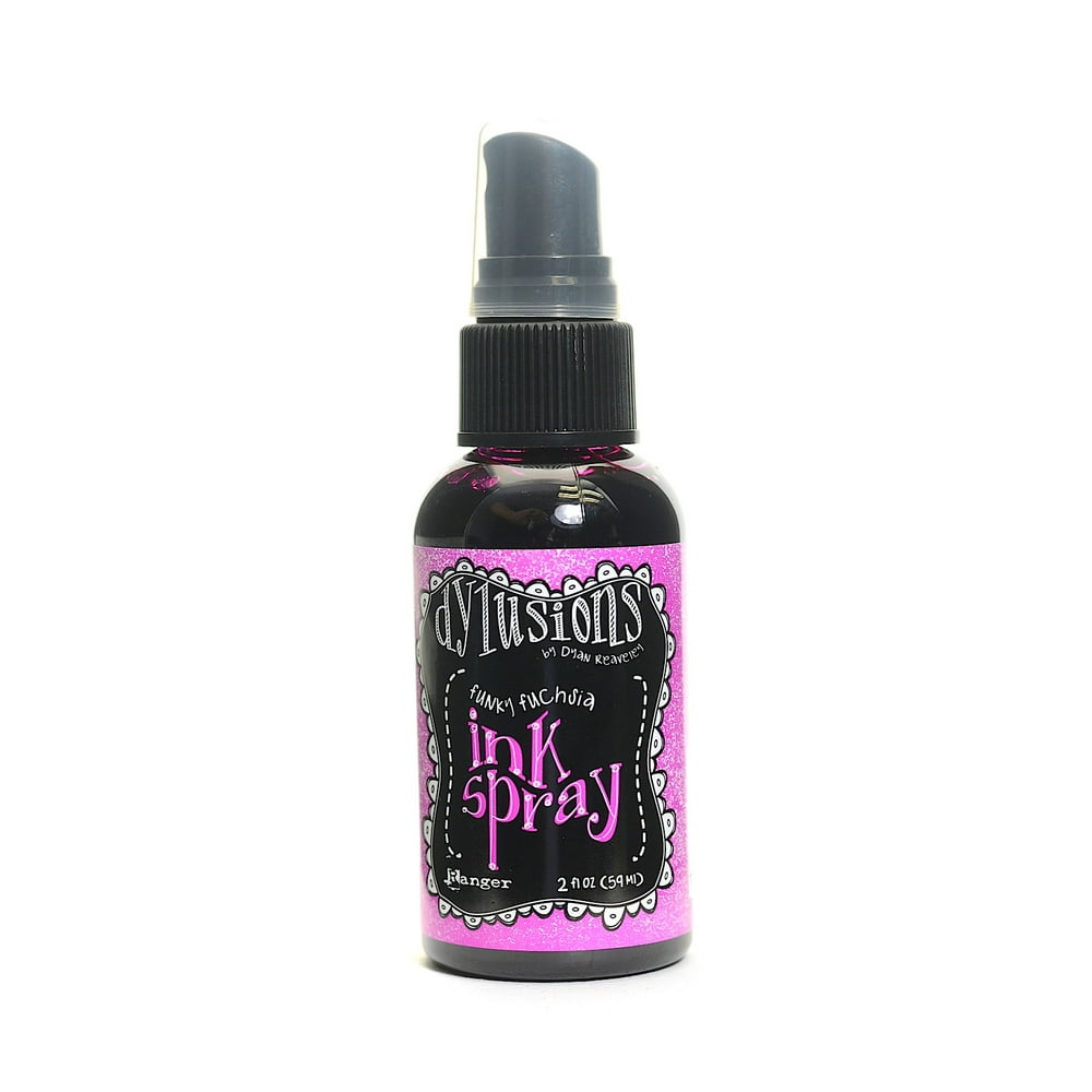 Dylusions Ink Sprays funky fuchsia, 2 oz., bottle (pack of 3) - Walmart ...