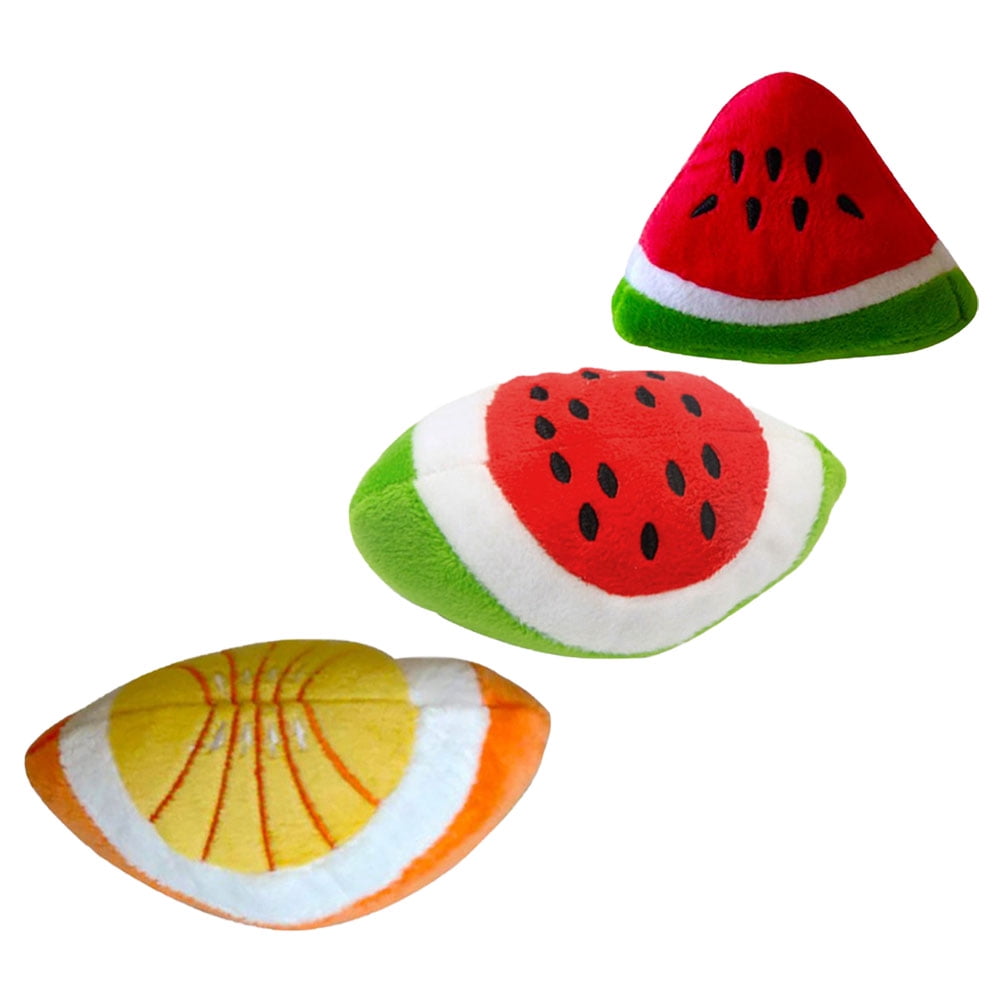 Click here for Unbranded 3pcs Squeaky Fruit Plush Assorted Color... prices