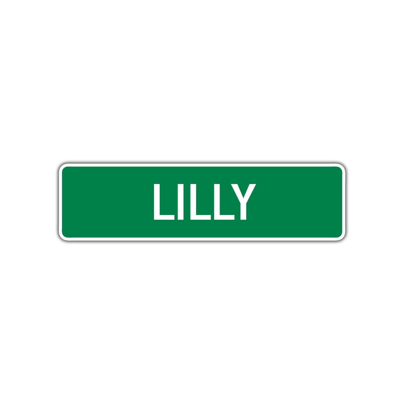 Lilly Girls Children Name Decoration Label Indoor Outdoor Unique Wall ...