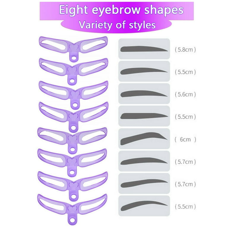 Eyebrow Shapes Chart