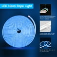 DAYBETTER, Blue LED Neon Rope Lights 24V, 16.4ft, IP65 waterproof ...