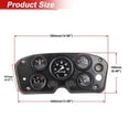 12V Universal 5 in 1 Speedometer with Water Temp and Volts Gauge for ...