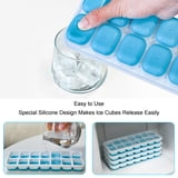 Silicone Ice Cube Tray, 4 Pack Easy-Release & Flexible 14-Ice Cube ...