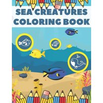 World Ocean animal coloring book: Ocean Sea Animal Life Under the Sea ...