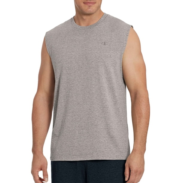 Champion Men's and Big Men's Solid Jersey Muscle Tee Shirt, Sizes S-2XL ...