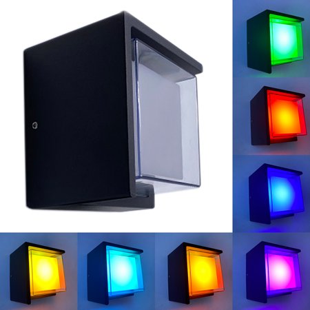 A C85-265V 5 W LEDs Wall Mounted Light Night Lamp with Remote ...