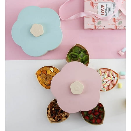 Bloom Rotating Snack Box Flower Snack Box ;Flower Design Candy Food ...