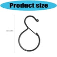 POYOGA Metal S Hook Rustproof Spring Lock Design for Home Storage ...