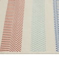 Better Homes & Gardens 7' x 10' Multi-Color Striped Outdoor Rug ...