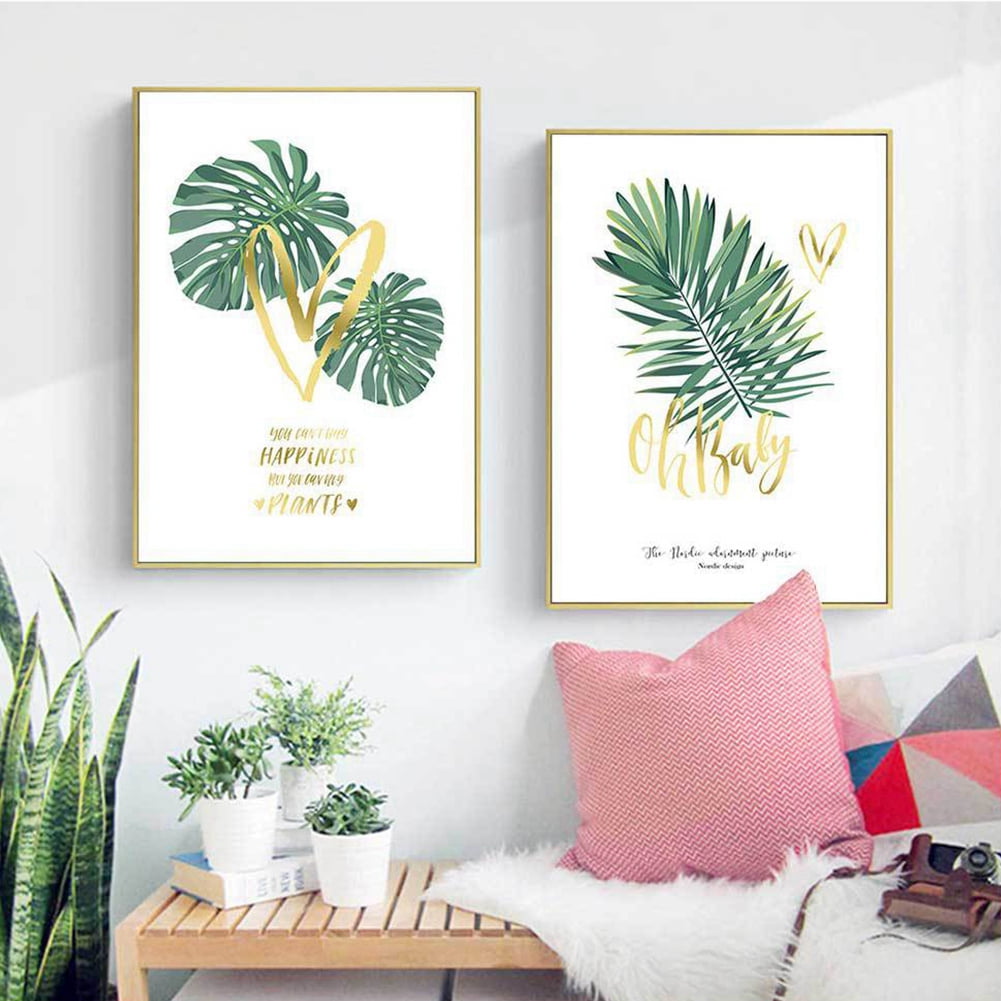 Click here for Fugacal 3pcs Nordic Style Simply Green Plants Leav... prices