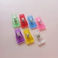 100 Pack Plastic Clips, Heavy Duty Paper Clamps, Office Home Tag Clips ...