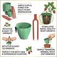 Strawberry Propagation Cups, Reusable Plastic Bare Root Growing Pots ...