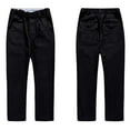 Boys Sweatpants Open Bottom Straight Legs High Elastic Waist Athletic ...