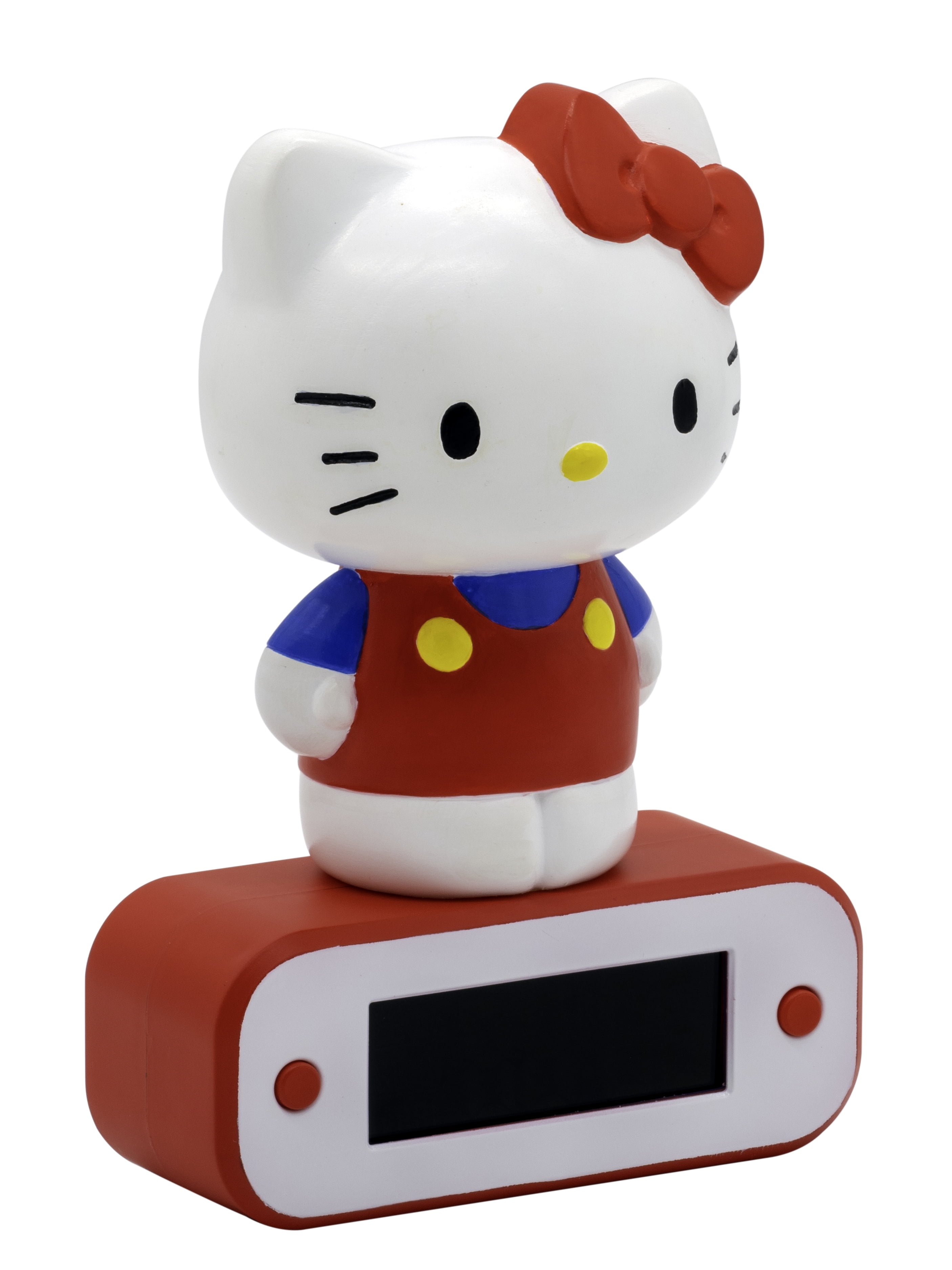 Teknofun Red/White Hello Kitty Light-up 3D Figure Digital Alarm Clock ...