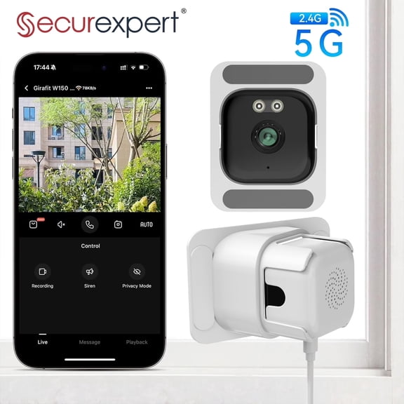 2K Window Camera, 5G & 2.4GHz WiFi Indoor Dome Camera for Home Security ...