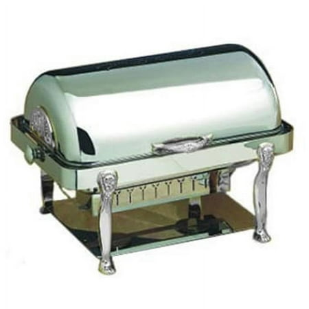 Bon Chef 18040CH Full Size Chafer w/ Roll-top Lid & Chafing Fuel Heat ...