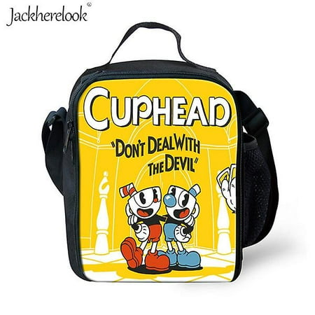 Cuphead Mugman School Bags For Teenagers Boys Girls Kids Cartoon Game ...