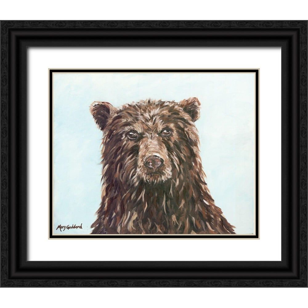 Goddard, Mary 31x26 Black Ornate Wood Framed with Double Matting Museum ...
