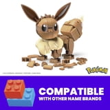 MEGA, Pokemon Building Toy Kit, 215 Pieces, Eevee Action Figure ...