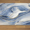 Abani Luna Beautiful Contemporary Abstract Area Rug for Home Office, 4 ...