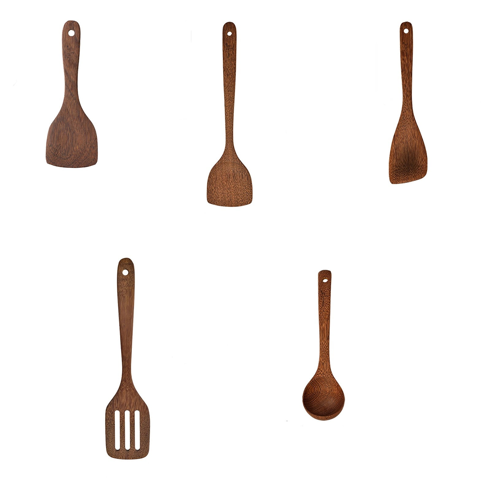 Great promotion! 5-Piece Natural Komu Cooking Utensils Set,kitchen ...