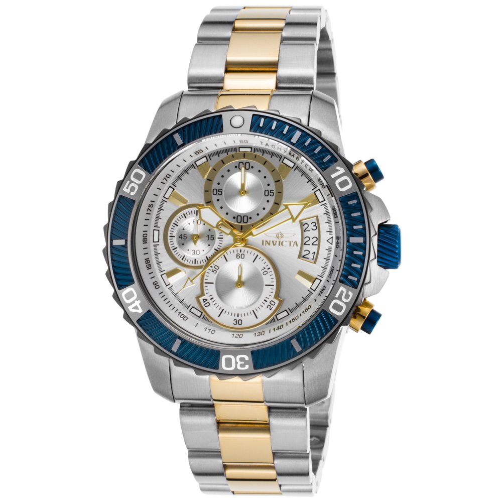 Invicta - Invicta Men's 23994 Pro Diver Chronograph Ss And 18K Gp Ss ...