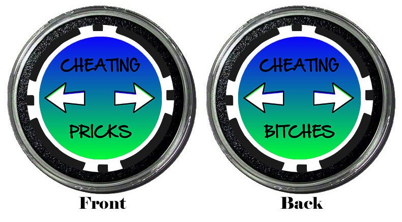 Card Guard - Cheaters Arrow ~ Funny Protector Holdem Poker Chip / Card ...