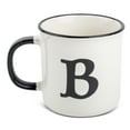 Thyme & Table Monogram B Stoneware Coffee Mug 16oz, White - Walmart.com