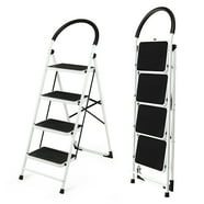 Cosco Signature Series Three Step Steel Step Stool with Plastic Steps ...