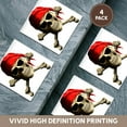 3drose, Jolly Roger Pirate Skull and Crossbones., Set of 4 Ceramic Tile ...