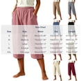 Asgosdo Pants for Women High Elastic Waisted Side Slit Straight Leg ...