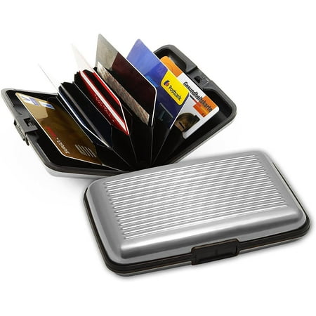 Aluminum Credit Card Case Wallet With Rfid / Nfc Blocking For Credit ...