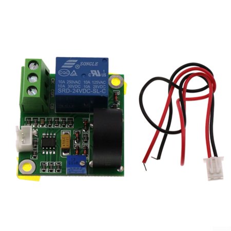 AC Current Detection Sensor Module 5V 12V 24V Relay Protection Module ...