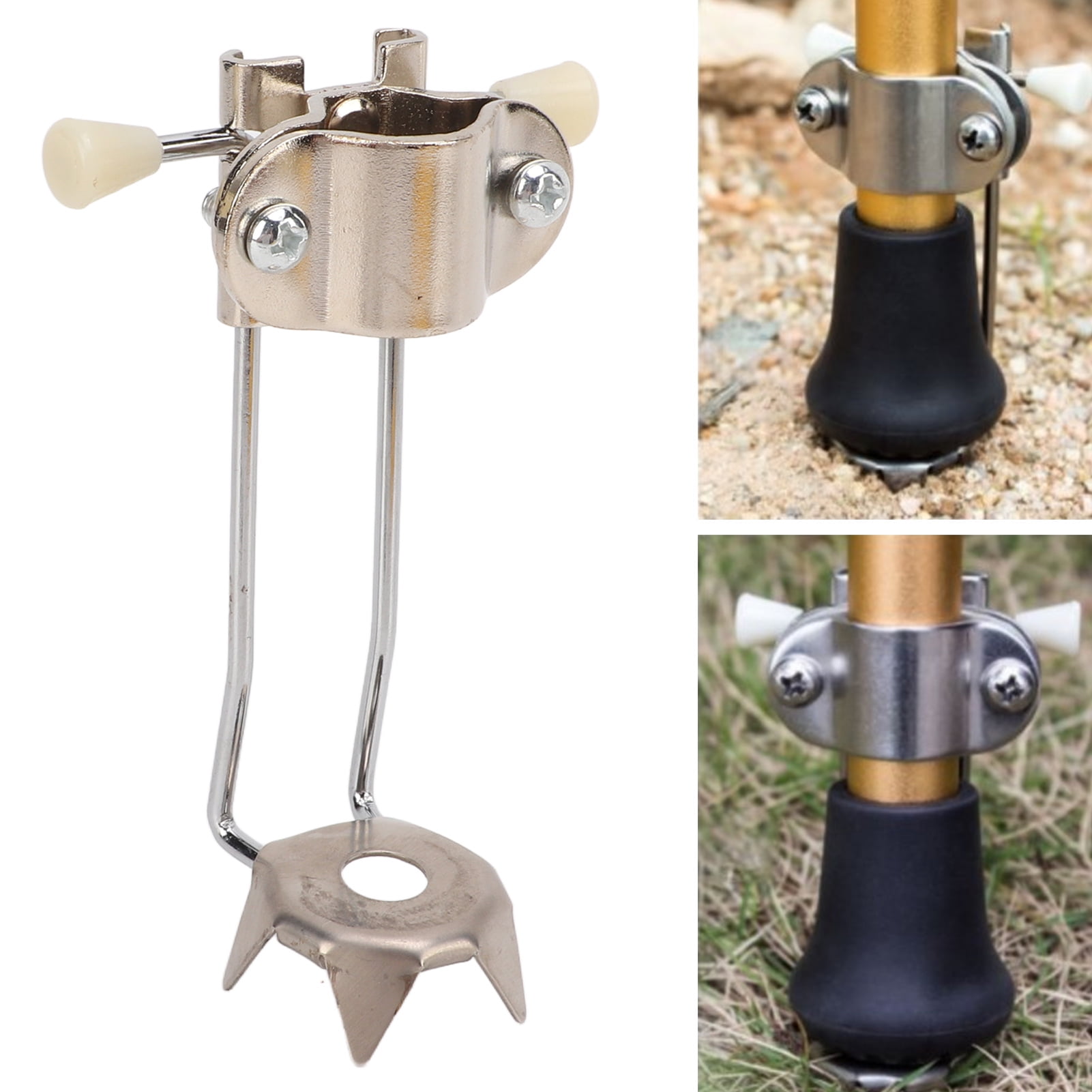 OTVIAP Cane Tips for Ice – All Terrain Heavy Duty Steel 5-Prong Hiking ...