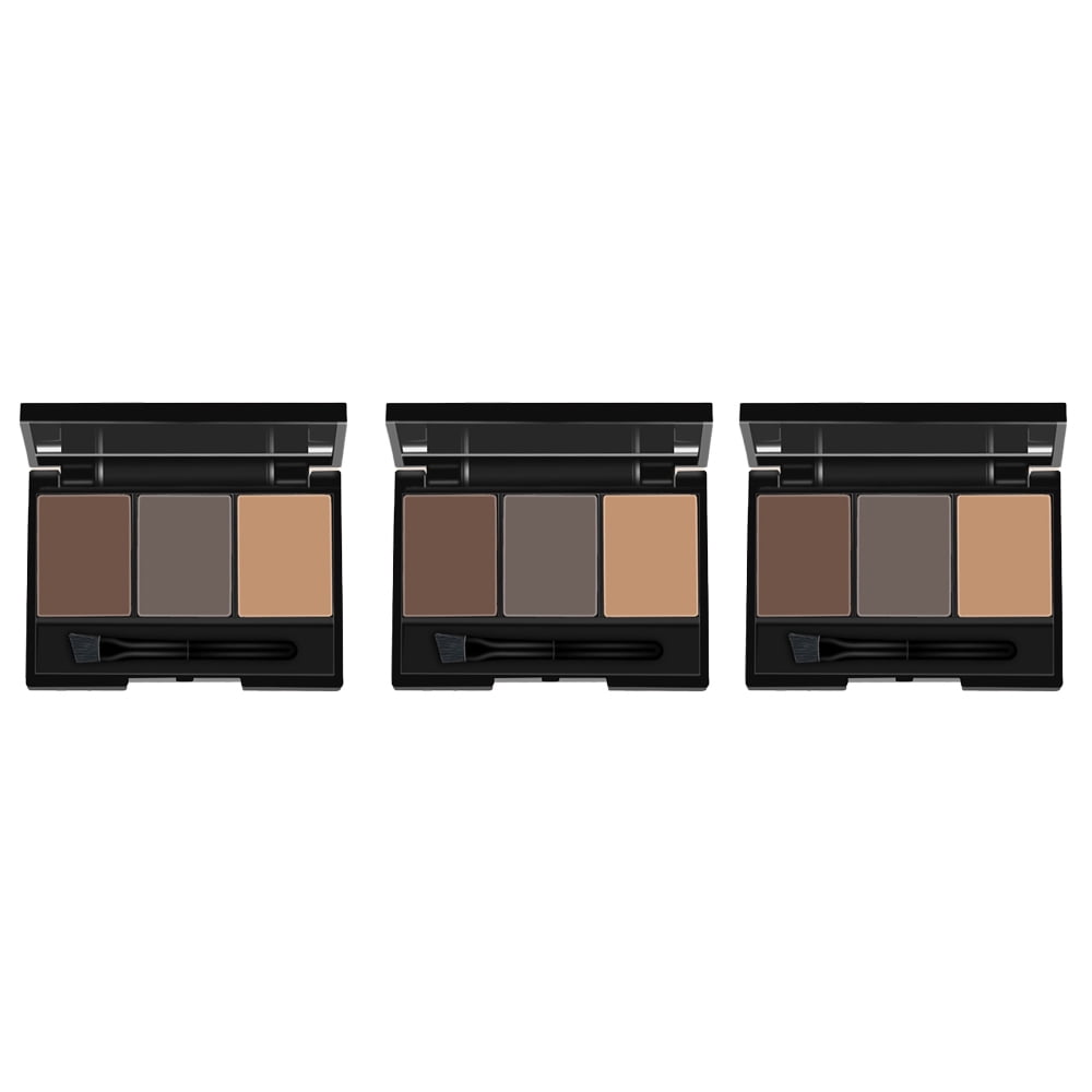 Three color three-dimensional eyebrow powder beauty cream coloring and ...
