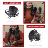 Raindrops Mic Boom Arm USB Microphone Shock Mount Conference Room Stand ...