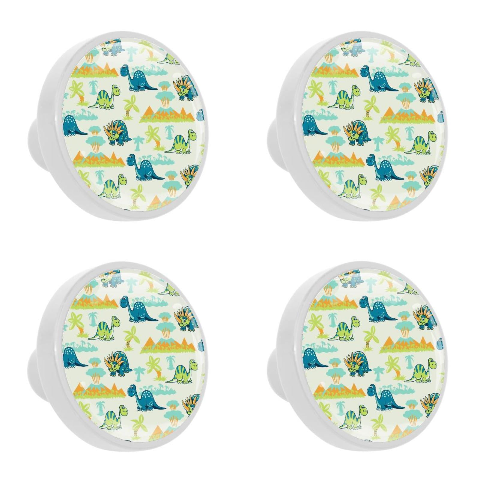 4 Pcs Dinosaur Knobs for Kitchen Cabinet Cupboard Dresser Bookcase ...