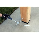 Simpson CPT44Z ZMAX Galvanized 4 x 4 Concealed Post Base with 1in ...