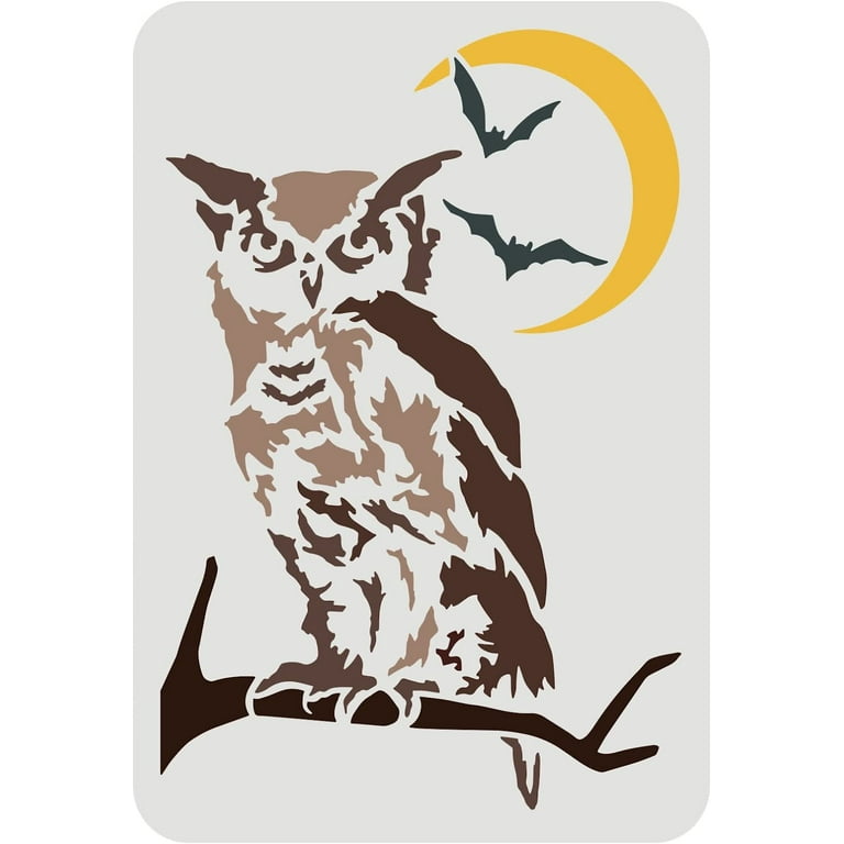 Stencils Of Owls