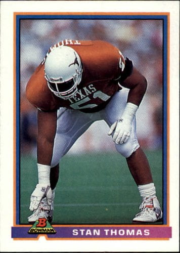 1991 Bowman #51 Stan Thomas NFL Football Trading Card - Walmart.com