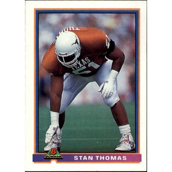 1991 Bowman #51 Stan Thomas NFL Football Trading Card - Walmart.com
